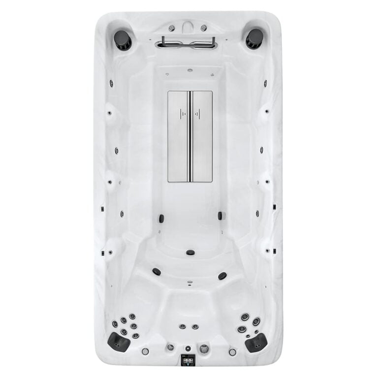 VB4: 14 Foot Family Pro Swim Exercise 9 Seat Swim Spa - Piscines et ...