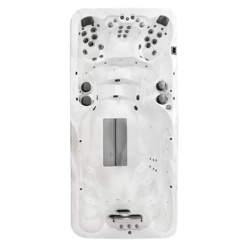 VM6: 16 Foot Extra Deep Pro Swim Exercise 5 Seat Swim Spa - Piscines et ...